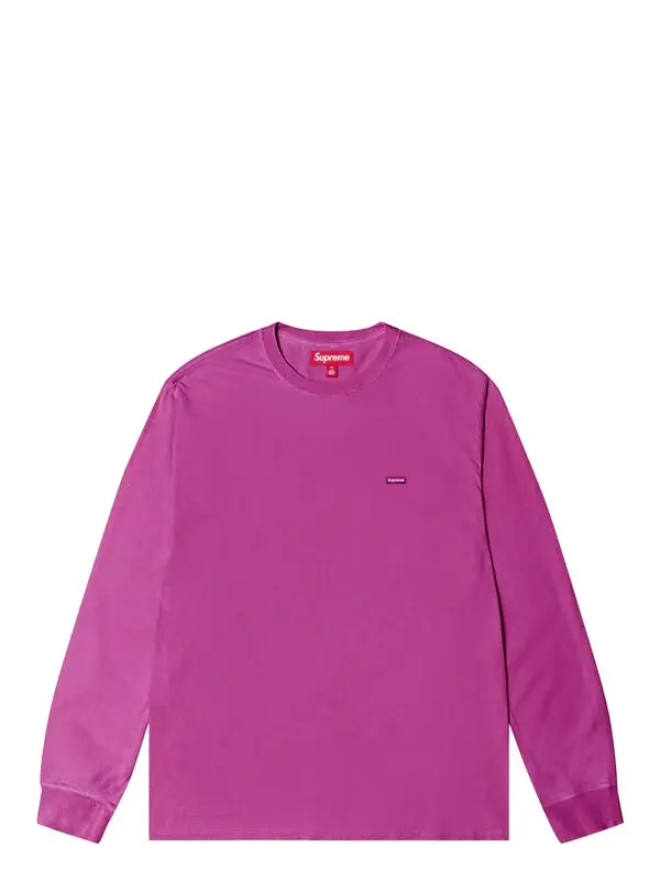 Supreme Small Box Long-sleeve Tee 'bright - Purple