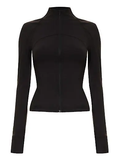 Lululemon Define Nulu Cropped Stretch-woven Jacket - Black