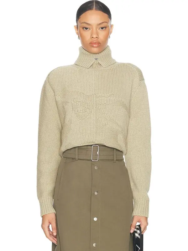 Burberry Cashmere Turtleneck Sweater - Hunter