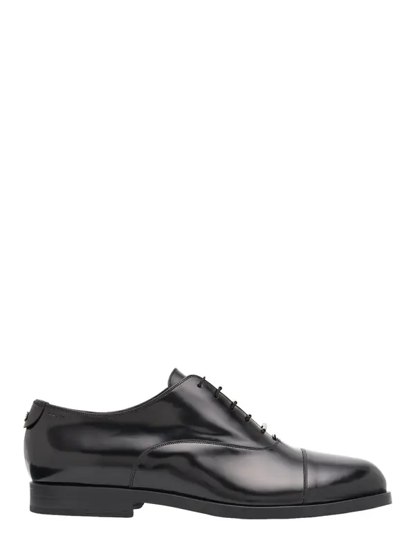 Bally Egli Brushed Leather Oxfords - Black