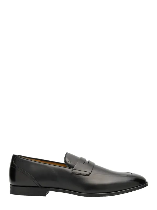 Bally Windsor Leather Penny Loafers - Black