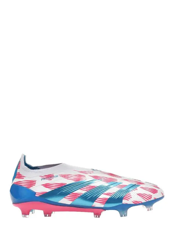 Adidas Predator Elite Laceless Fg Players Pack - Cloud White/solar Blue/solar Pink