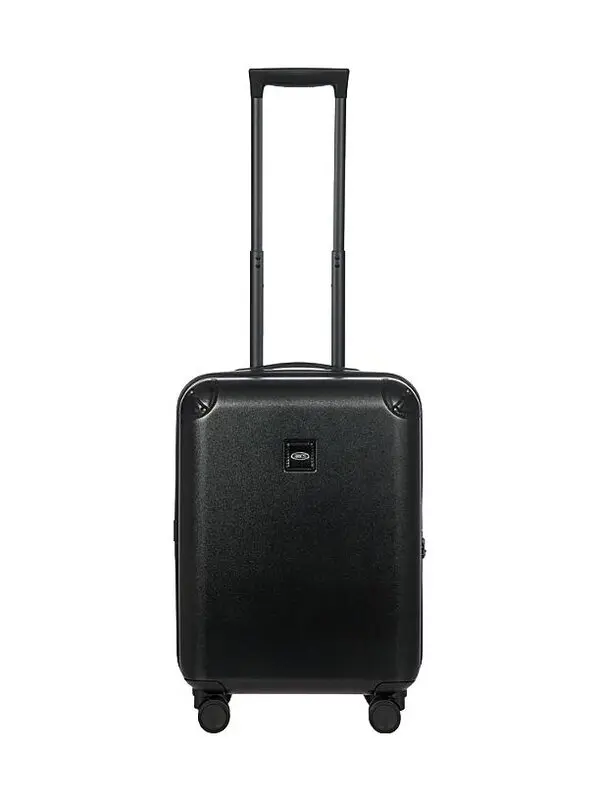 Bric'S Amalfi 21-inch Carry-on Spinner Suitcase - Black/black