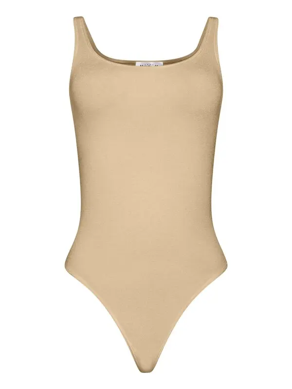 Wolford Jamaika Jersey Thong Bodysuit - Neutral