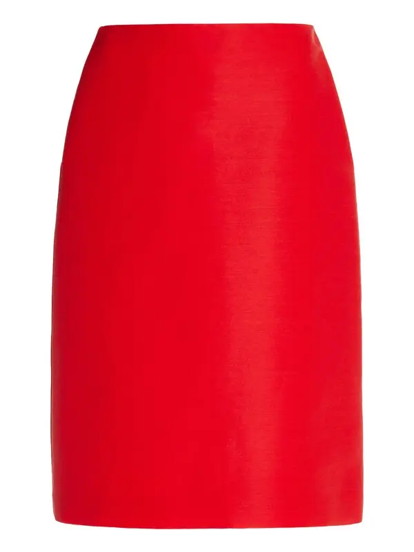 THE ROW Corinna Skirt - Red
