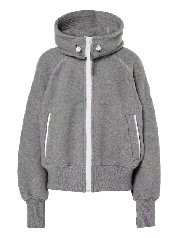 Canada Goose Wool-blend Bomber Jacket - Grey