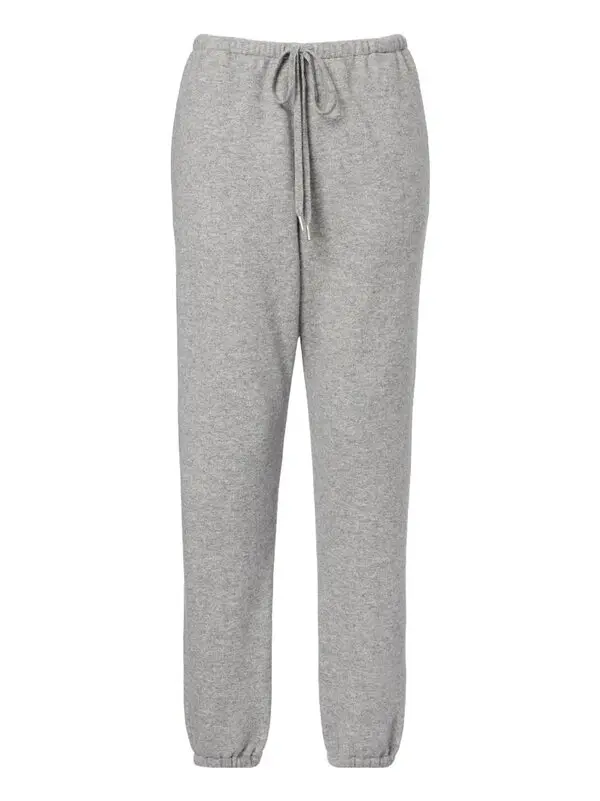 THE ROW Teo Cashmere And Cotton Sweatpants - Grey