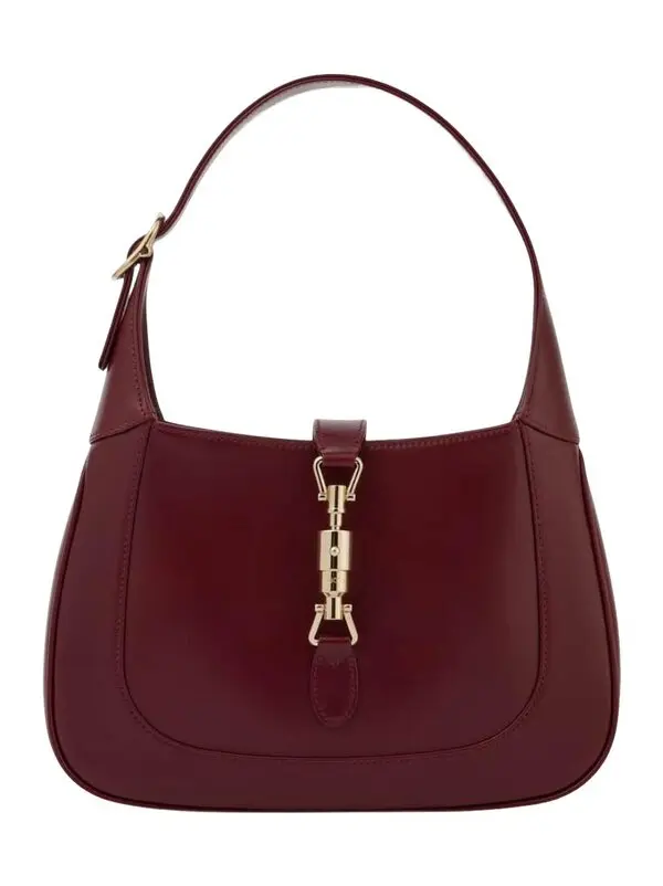 Gucci Jackie 1961 Small Leather Shoulder Bag - Burgundy