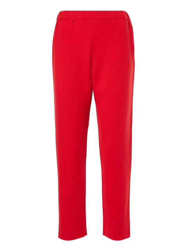 THE ROW Herea Cashmere Sweatpants - Red