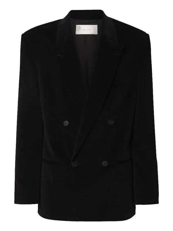 THE ROW Kongis Cotton And Cashmere Blazer - Black