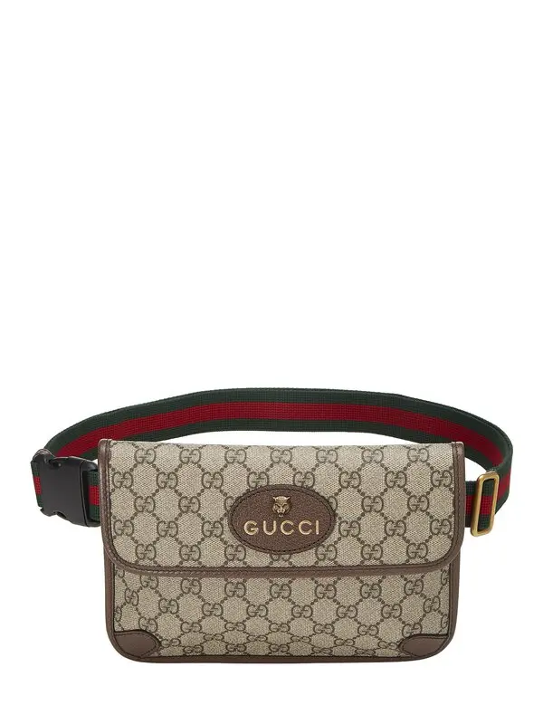Gucci Gg Supreme Neo Vintage Belt Bag - Brown