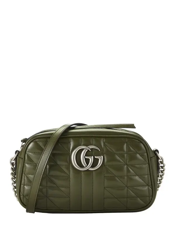 Gucci Gg Marmont Shoulder Bag - Green