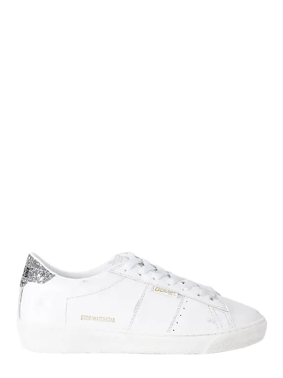 GOLDEN GOOSE Matchstar 10449 Leather Low-top Trainers - White/comb