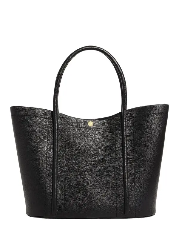 Harrods Large Leather Tote Bag - Black