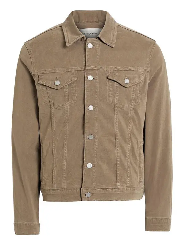 FRAME Heritage Denim Jacket - Taupe