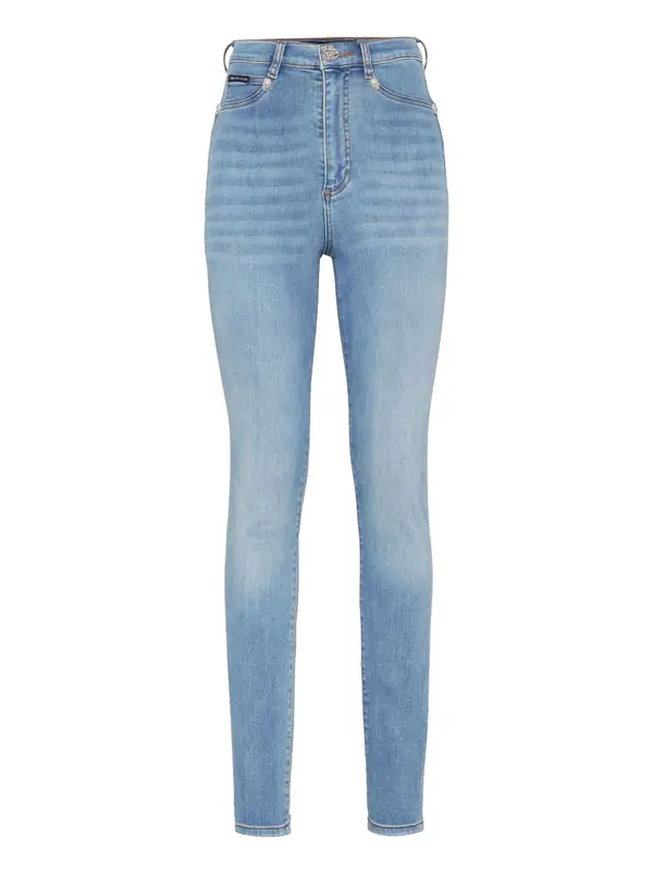 Philipp Plein High-rise Skinny Jeans - Blue