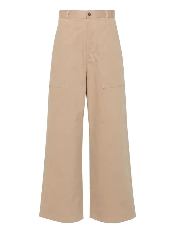 Moncler Gabardine Trousers - Brown