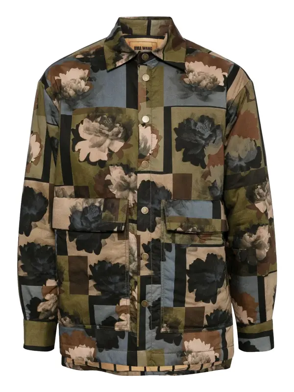 UMA WANG Printed Shirt Jacket - Neutrals