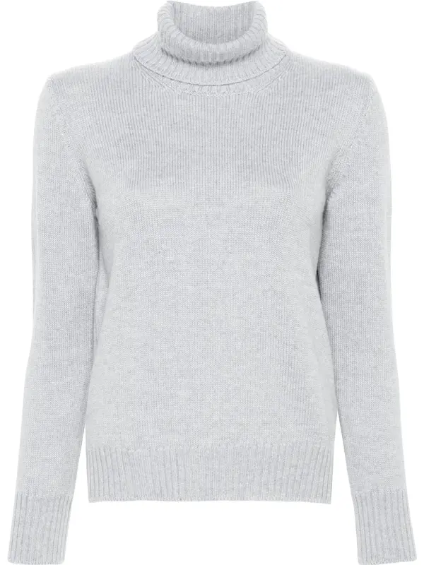 BLANCA VITA Ribbed-knit Sweater - Grey