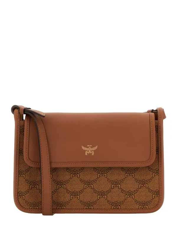 Mcm Himmel Small Cross Body Bag - Brown
