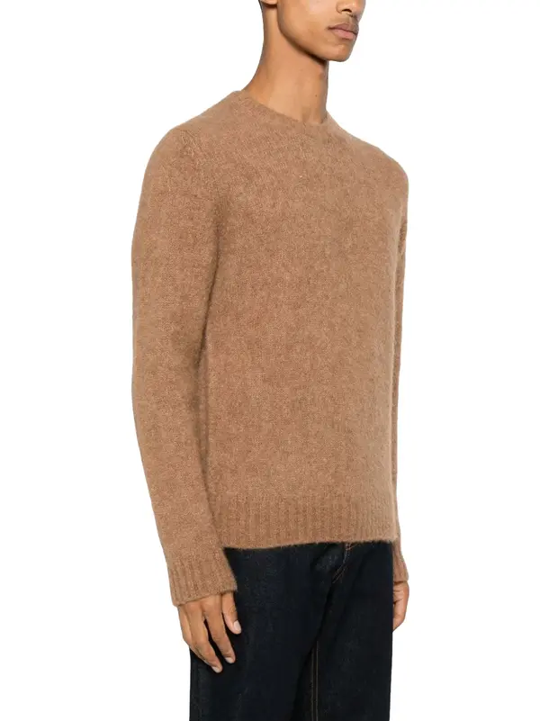Herno Logo-plaque Sweater - Brown