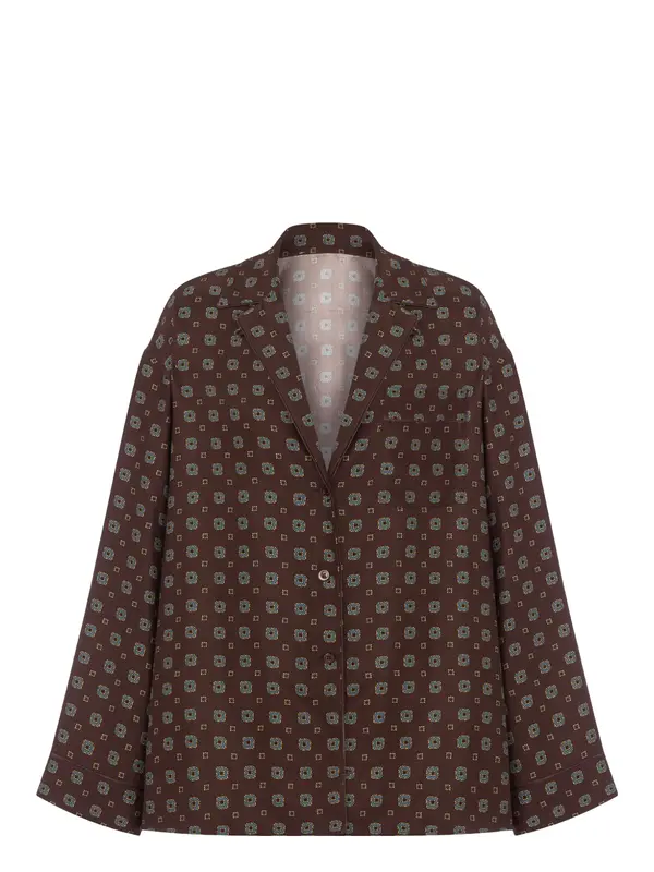 Moschino Silk Shirt - Brown