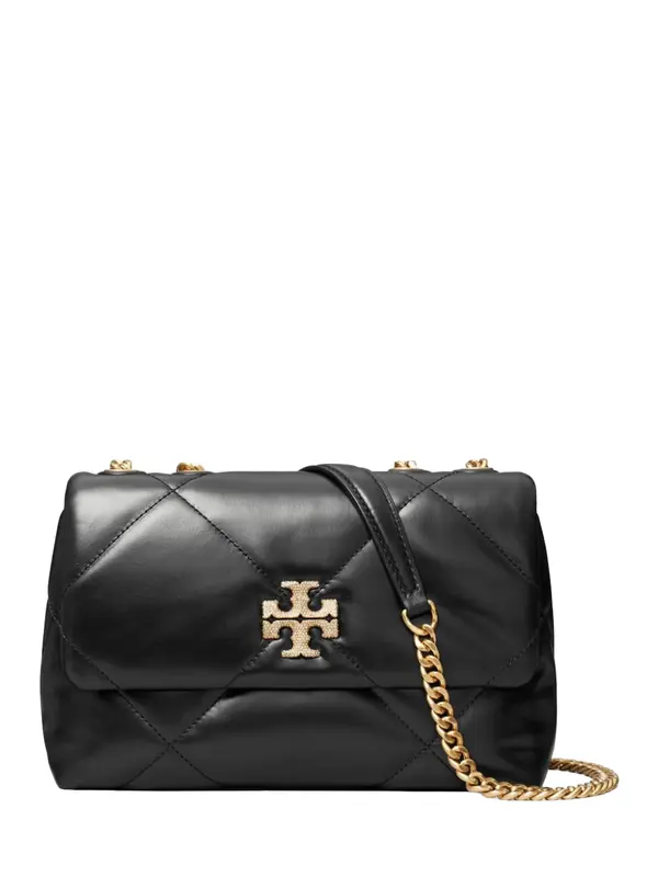 Tory Burch Kira Diamond-quilted Convertible Shoulder Bag - Black