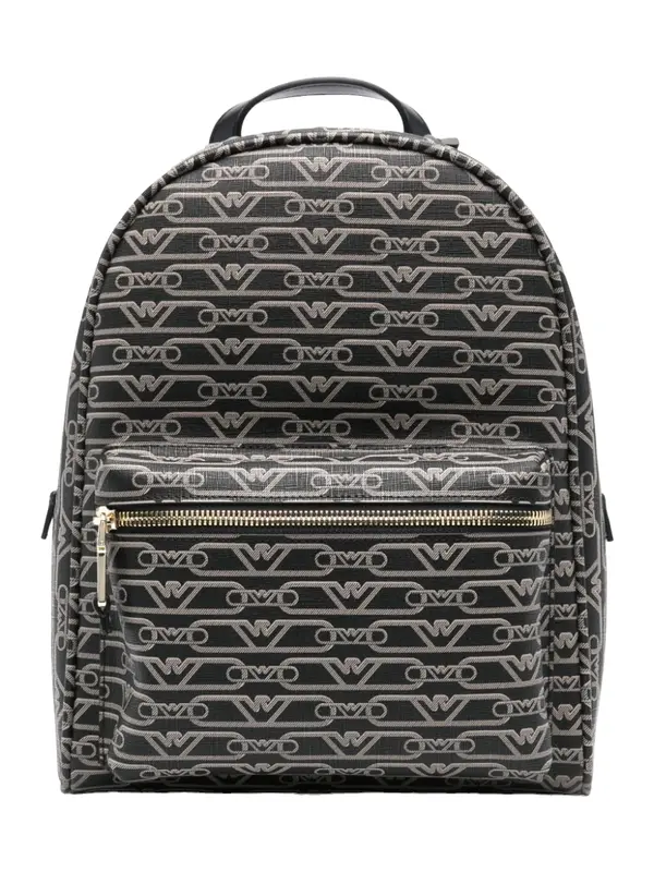 Emporio Armani Logo-print Backpack - Black