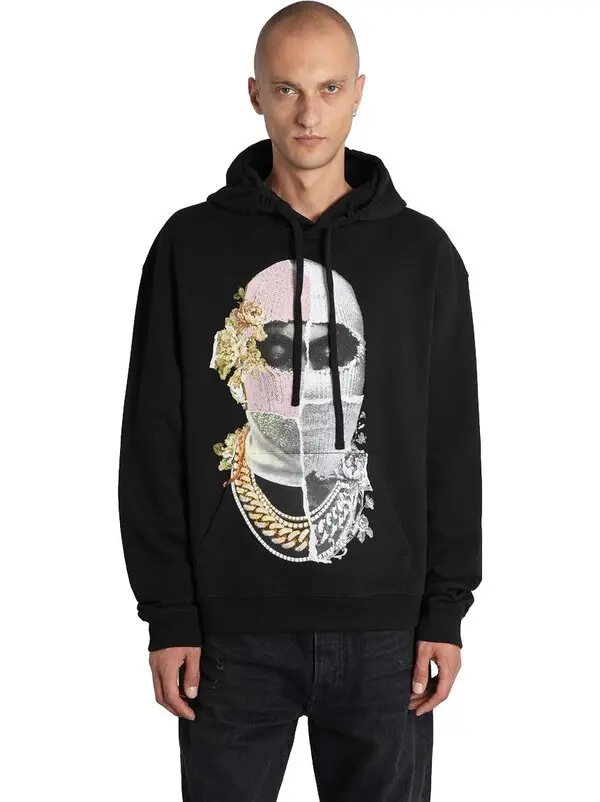 IH NOM UH NIT Printed Cotton Sweatshirt - Black