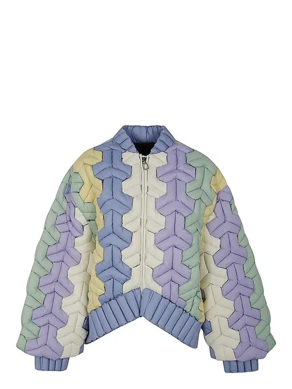RAXXY Triangle Multicolor Down Jacket - Multicolour