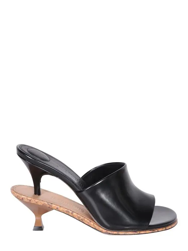 Jacquemus Leather Mules - Black
