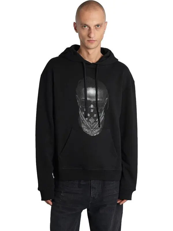 IH NOM UH NIT Printed Cotton Sweatshirt - Black