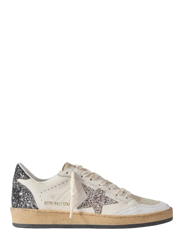 GOLDEN GOOSE Ballstar Leather Sneakers - White