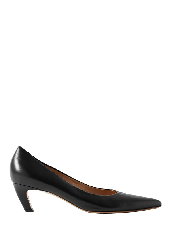 Gabriela Hearst Peggy Leather Pumps - Black