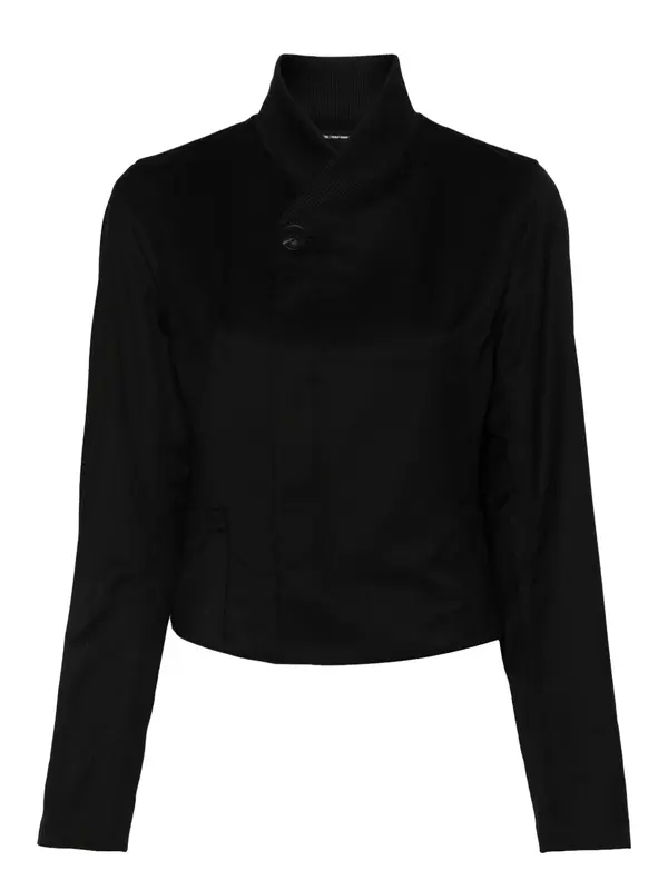 Y3 3-stripe Cropped Jacket - Black
