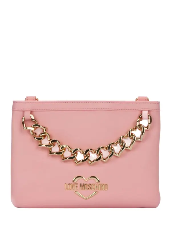 Moschino Logo-plaque Tote - Pink
