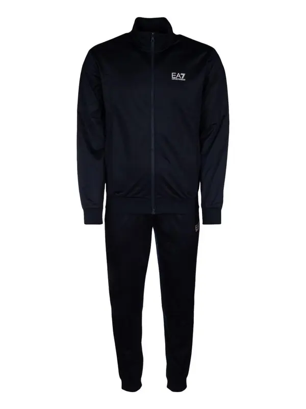 Emporio Armani Logo-chest Tracksuit Set - Blue