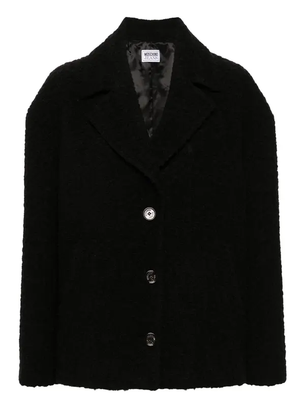 Moschino Notched-lapels Jacket - Black