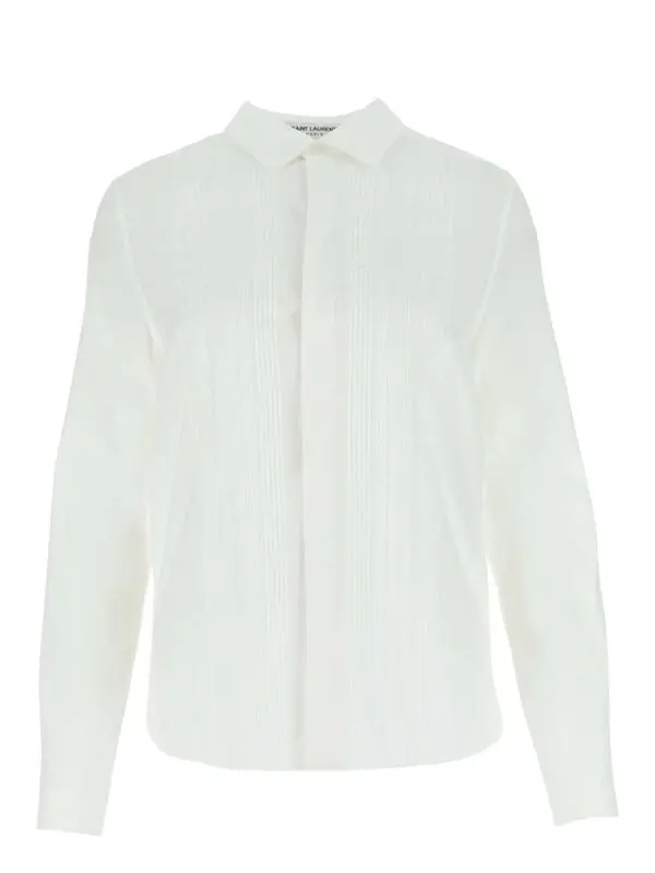 Saint Laurent Poplin Shirt - White