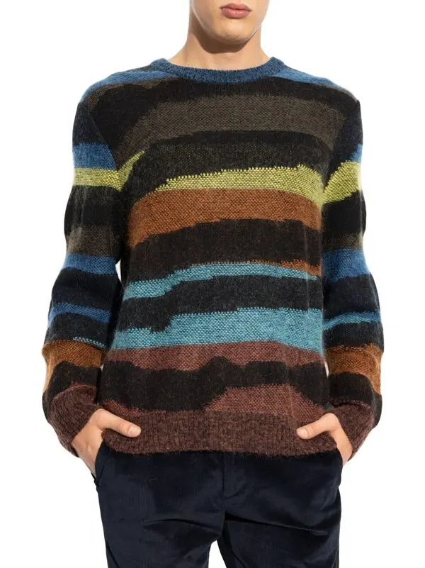 Paul Smith Striped Jumper - Brown