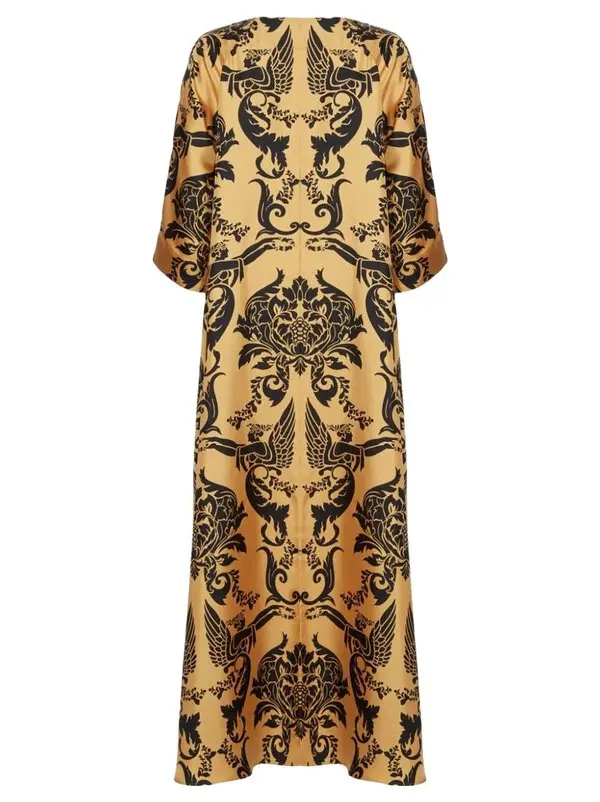 La DoubleJ Muumuu Dress - Gold