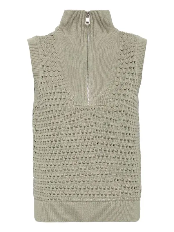 Varley Bains Knitted Top - Green