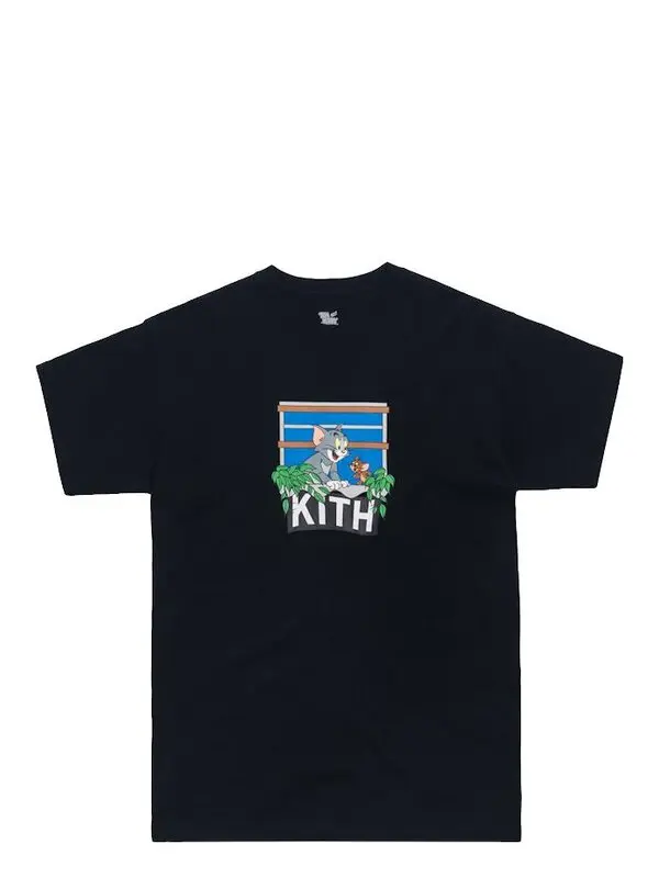 Kith X Tom & Jerry Hang Out Tee Shirt - Black