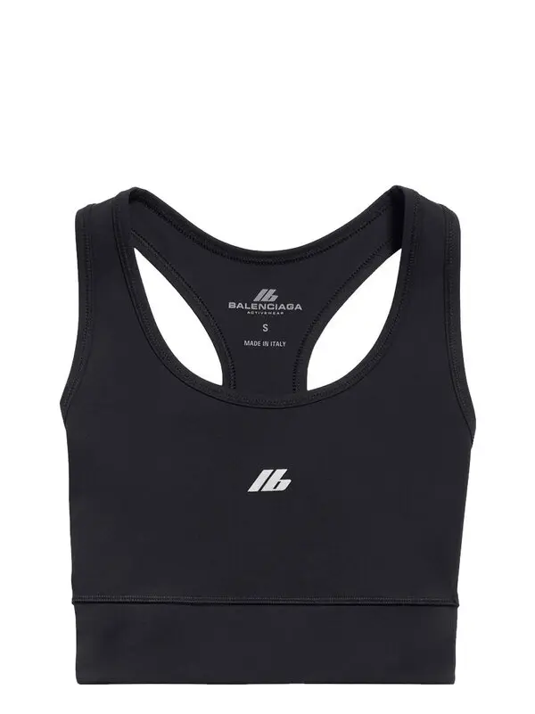 Balenciaga Activewear Sports Bra - Black