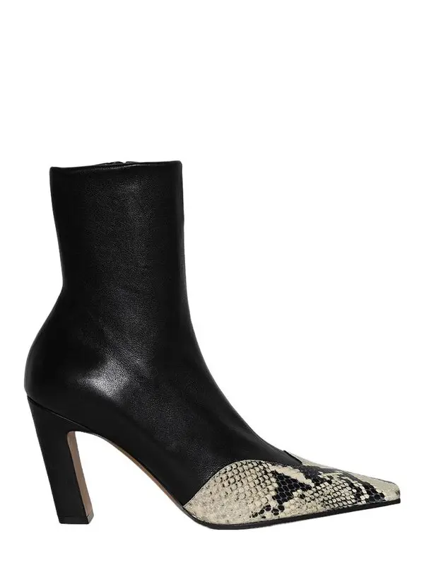 Khaite Nevada 85 Ankle Boots - Black