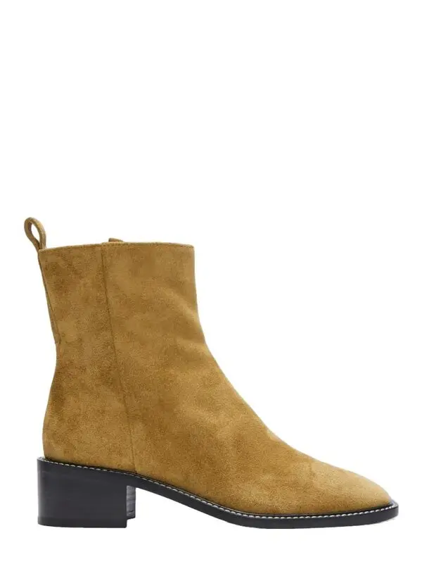 Everlane City Boots - Toasted Almond Suede