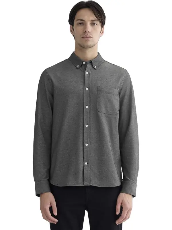 Everlane Startup Shirt - Black Chambray