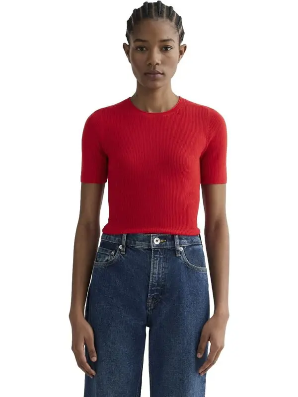Everlane Merino Wool Sweater T-shirt - Classic Red