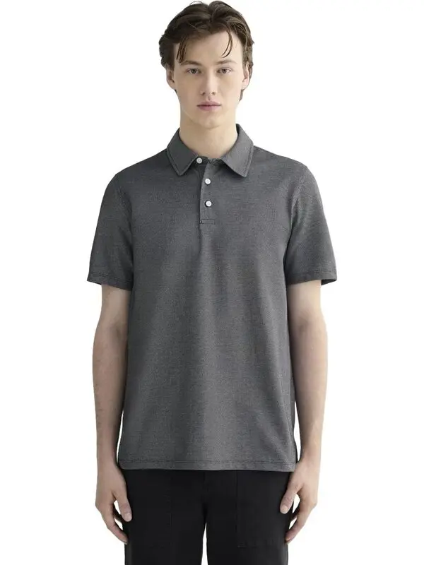 Everlane Startup Polo Tshirt - Black Chambray