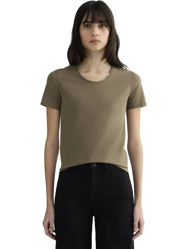 Everlane Form T-shirt - Deep Taupe